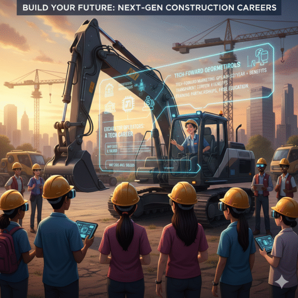 Attract the Next Generation of Skilled Excavator Operator!